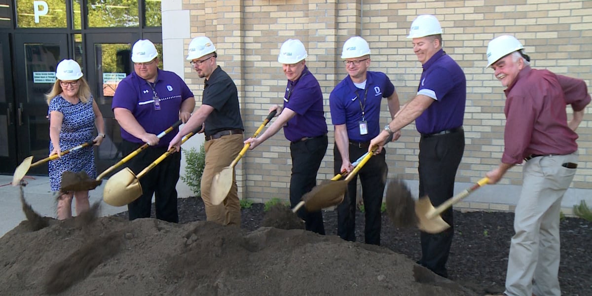 Onalaska High School Holds Groundbreaking Ceremony For Phase One Of Renovations